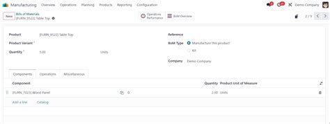 An Overview Of Multi BOM In Odoo 17 Manufacturing