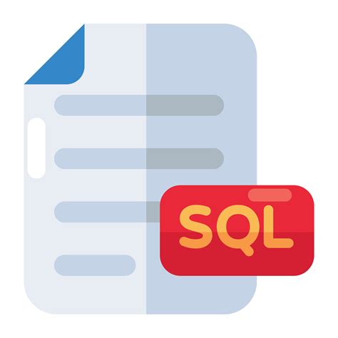 De Moda Diseño Icono De Sql Archivo Aislado En Blanco Antecedentes