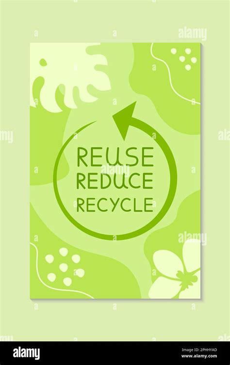 Reuse Reduce Recycle On Trendy Background Vector Stock Vector Image Art Alamy