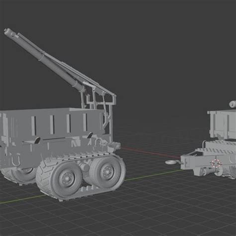 🚐 M58 Mine Cleaning Line Charge Mclic On On Tracked Trailer 35 Th Scale