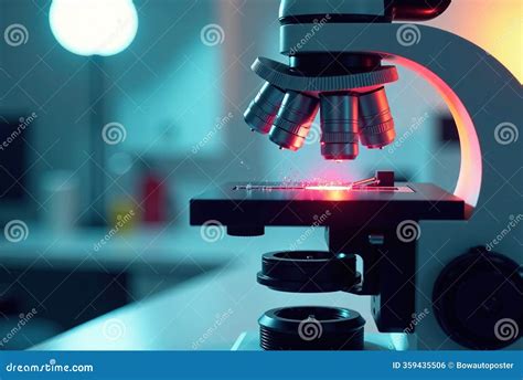 Advanced 3d Microscope Rendering Detailed Visualization Of Microscopic