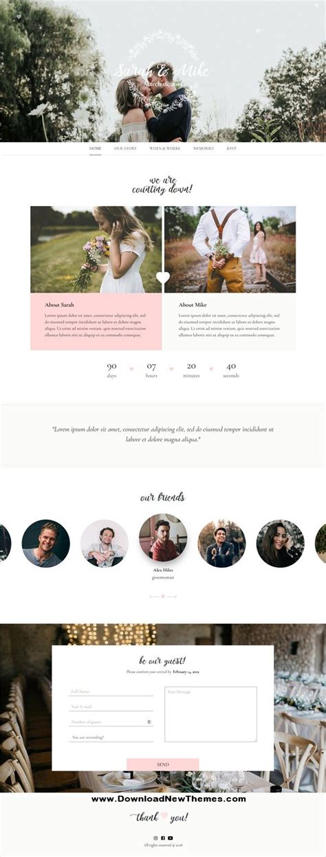 Wedding Invitation Html Templates Free Download