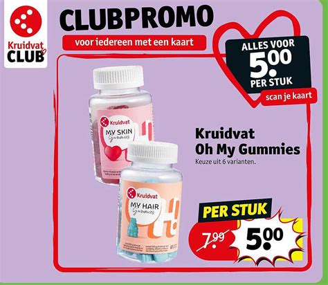 Promo Kruidvat Oh My Gummies Chez Kruidvat Icatalogue Fr