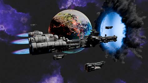 Exploration Ship Nemises Destination Galaxy Portal Finished Projects Blender Artists Community