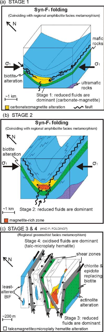 Stages Of Hypogene And Supergene Alteration At Matthew Ridge A Stage Download Scientific
