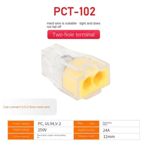 Conductor Terminal Quick Wiring Terminal Wire Wiring Connector Block With Lever Eur 3 18