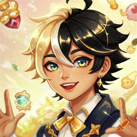 Cookie Run Kingdom Oc Black And Blonde Hair On Craiyon