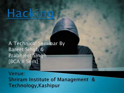 Powerpoint Presentation Hacking Pptx Information And Network Security Computing