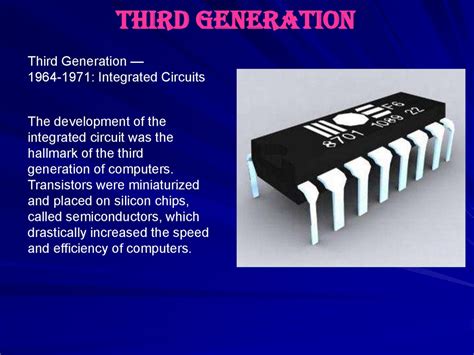 Third Generation Integrated Circuit 1964 1971