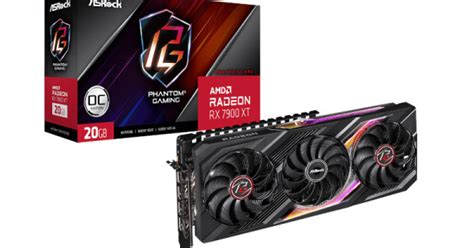 Buy Asrock Amd Radeon Rx 7900 Xt Phantom Gaming Oc 20gb Gddr6 Graphics Card At Best Price In