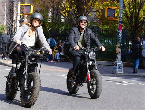 Laura Perlongo Riding Motor Bike In Manhattans Soho Neighborhood 10252023 • Celebmafia