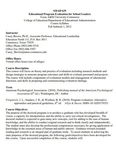 Free 10 Program Evaluation Proposal Samples In Pdf