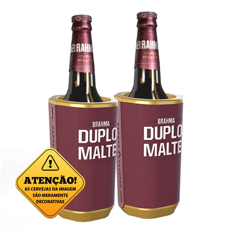 Porta Cerveja Térmico Cervegela Brahma Duplo Malte 600ml Zm Store