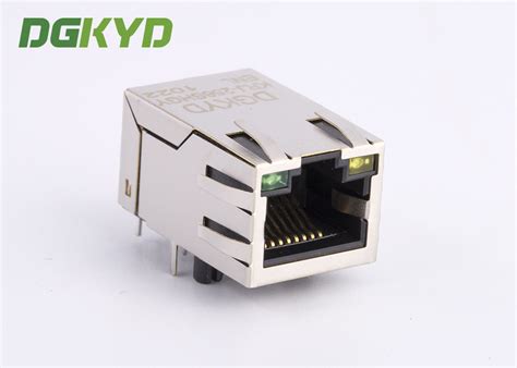 BASE Single Port RJ Magnetics Connector Ethernet Modular Jack Customized