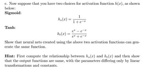 Solved C Now Suppose That You Have Two Choices For Chegg Com