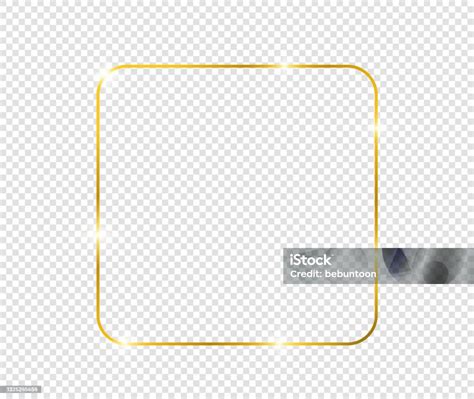 투명한 배경에 고립된 그림자가 있는 골드 빛나는 빛나는 프레임 골든 럭셔리 빈티지 사실적인 직사각형 테두리 일러스트레이션 벡터 0명에 대한 스톡 벡터 아트 및 기타 이미지