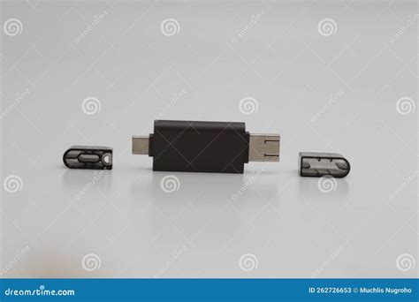 A Close Up Of Multifunction USB OTG Adapter Stock Image Image Of Concept Design