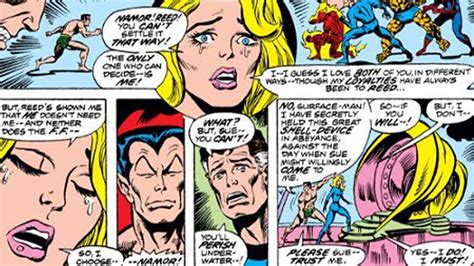 Black Panther X Fantastic Four The Namor Reed Richards And Sue Storm Love Triangle Explained