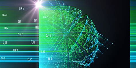 Abstract Background With Sphere In Wireframe Box And Blurred Lines Big