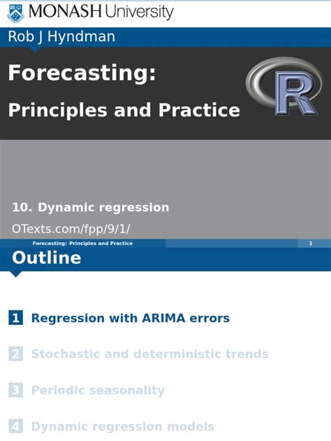 Dynamic Regression Pdf Autoregressive Integrated Moving Average