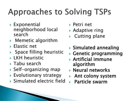 Ppt The Traveling Salesman Problem Powerpoint Presentation Free Download Id1839054