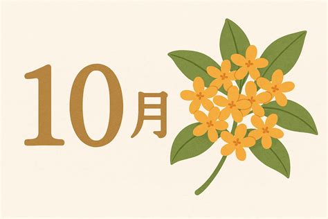 10月 花｜ai百科「シンテリ」で調べる語句・イラスト