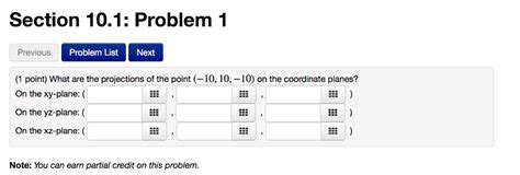 Solved Section 10 1 Problem 1 Previous Problem List Next 1 Chegg Com