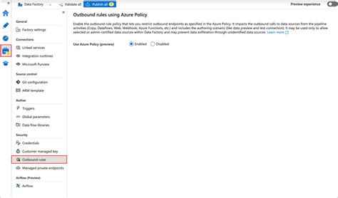 Securing Outbound Traffic With Azure Data Factorys Outbound Network Rules By Setting An