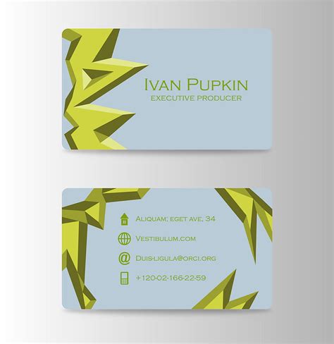 명함 디자인 벡터 Eps Ai Uidownload