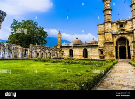 Heritage Jami Masjid Also Known As Jama Mosque In Champaner Gujarat