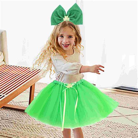 소녀 의상 파티 의상 세인트 패트릭의 날 머리띠 원피스 메이크업 어린이 코스프레 소품 의상 이국적인 의류