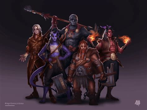 Oc Art Comm Dnd Party Promotional Prices 5 Characters For