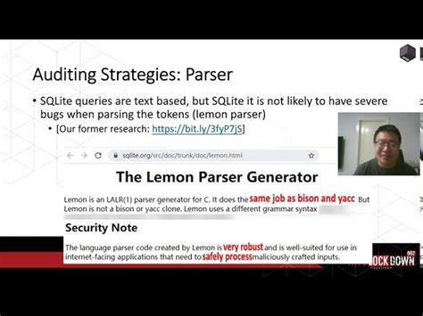 Hack In The Box Security Conference Talk Exploring And Exploiting The Sqlite From Hack In The