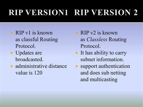 Routing Information Protocol RIP PPT
