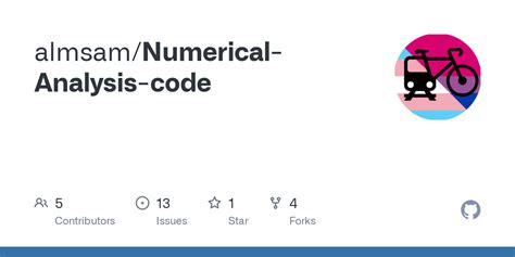 GitHub Almsam Numerical Analysis Code