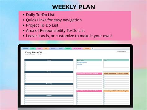 Onenote Template Onenote Project Management Task Tracker Onenote Planner Project Planner