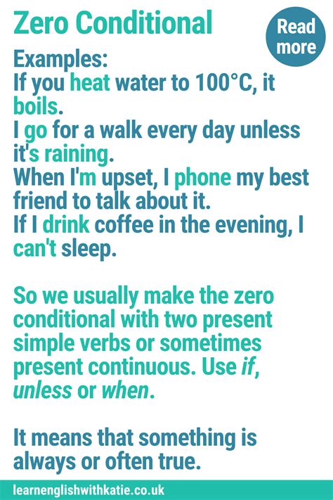 Learn About The Zero Conditional In English