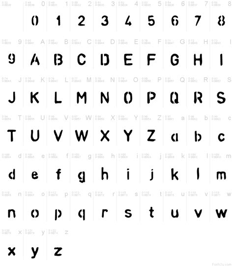 Analog Font