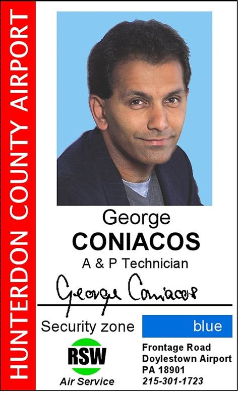 Sample Access Control Card Printed On A Zebra Card Printer Card