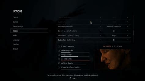 Resident Evil 8 Village Pc Demo Only Graphic Settings And Menu Re