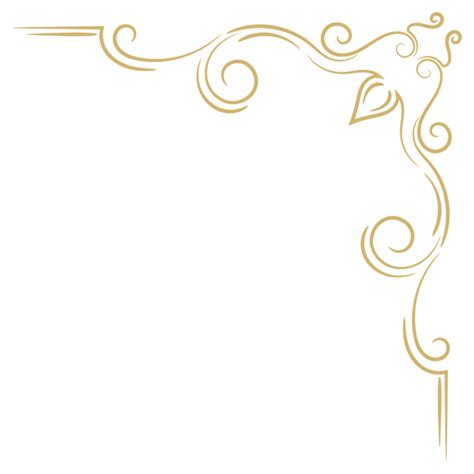 Filigree Corner Pngs For Free Download