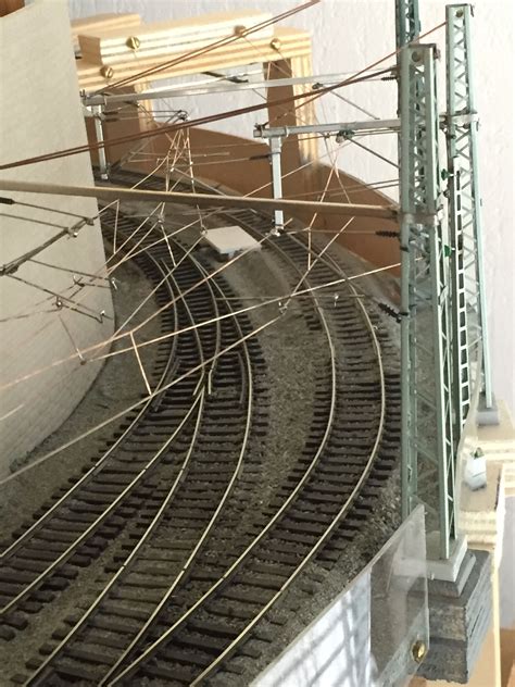 Model Train Set On Tracks