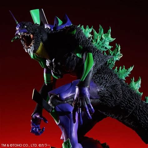 Pre Order Godzilla Vs Evangelion Toho 30 Cm Series Eva Unit 01 G