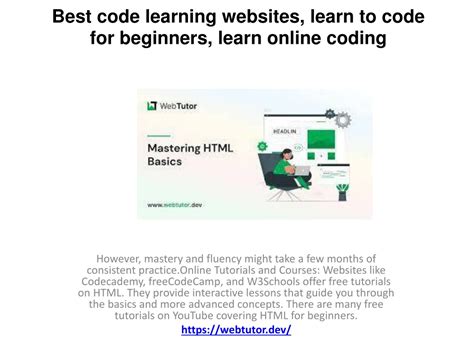ppt learn online coding best code learning websites learn to code