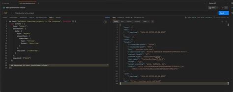Time Stamp Json Schema 🙋 Help Postman Community