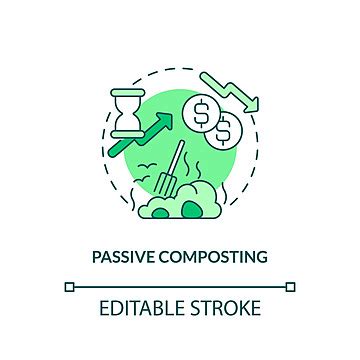 Passive Composting Concept Icon Green Farm Nature Vector Green Farm Nature PNG And Vector