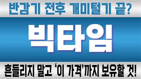 빅타임 코인 반감기 전후 개미털기 끝 흔들리지 말고 ‘이 가격까지 보유할 것 Youtube