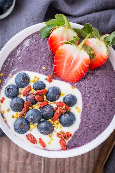 Blueberry Acai Smoothie Bowl Natalies Health