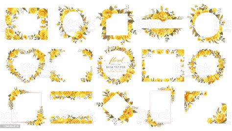 컬렉션 세트 아름다운 장미 꽃과 식물 잎 디지털 사랑 결혼식 발렌타인 데이 또는 배열 초대 디자인 인사말 카드에 대한 일러스트 를 그린 개념에 대한 스톡 벡터 아트 및 기타