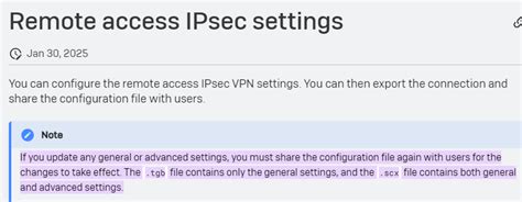 Sophos Firewall When Will SSL VPN Users Need To Re Download The Configuration Recommended